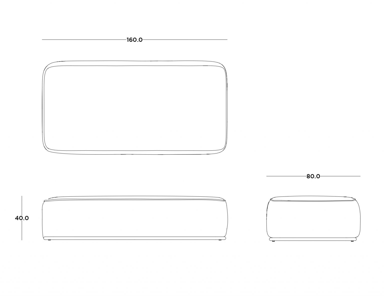 Sofá modular - Tocayo - CACAO