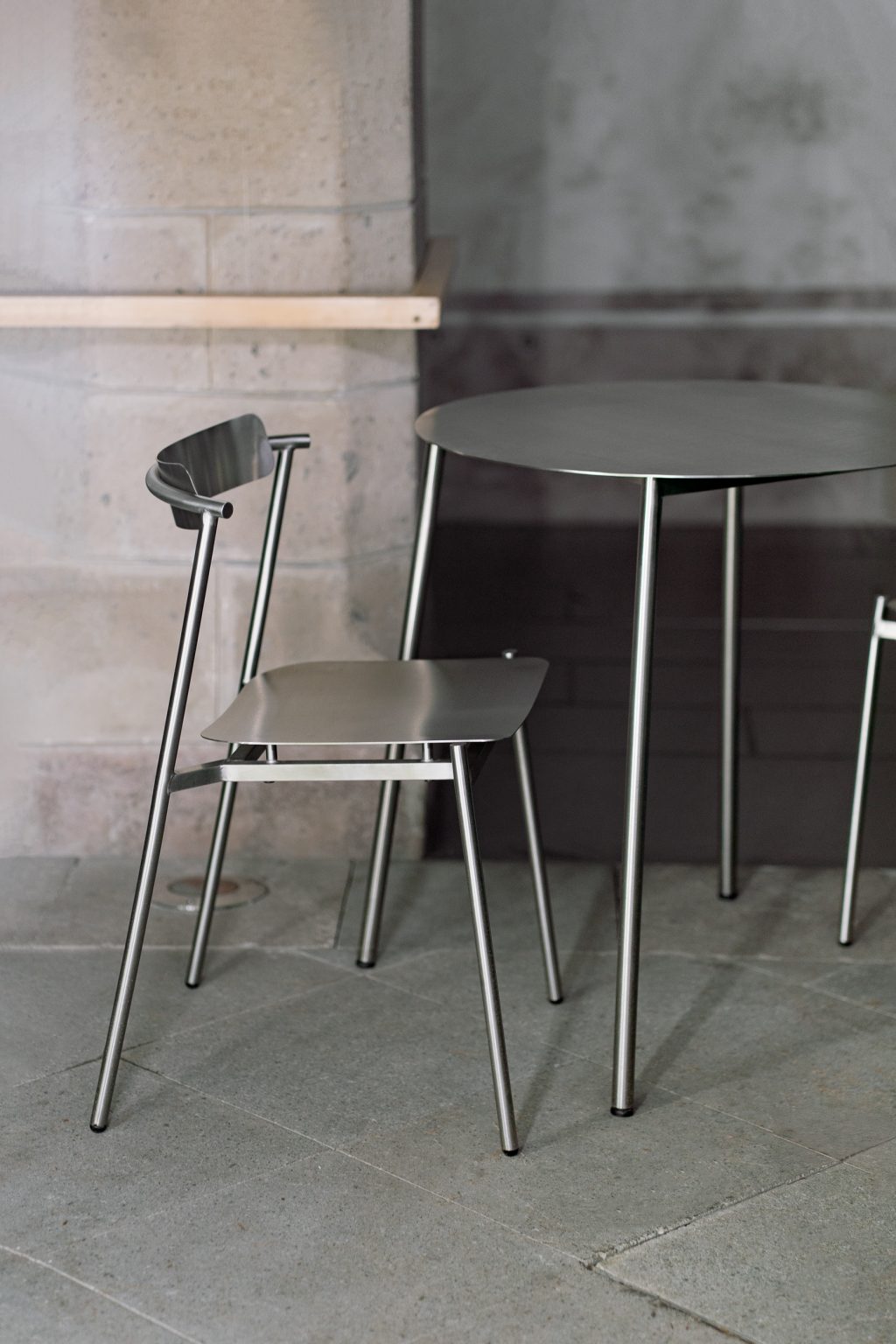 Silla - Exterior inox - FORASTERO - CACAO
